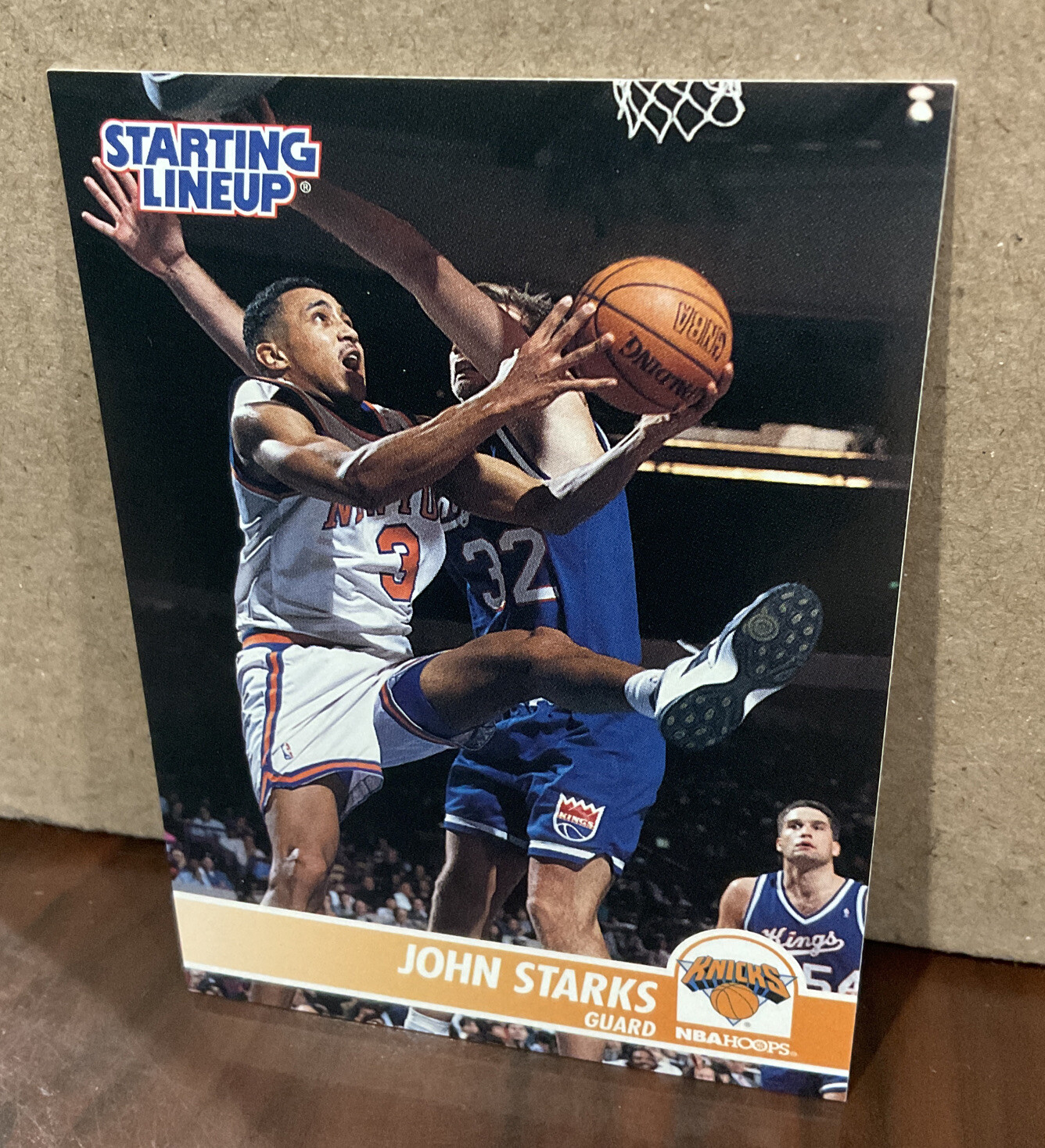 JOHN STARKS 1995 SKYBOX NBAHOOPS STARTING LINEUP CARD - NEW YORK KNICKS ...