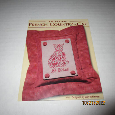 French Country Cat JBW Designs Cross Stitch Pattern Chart #162 | eBay