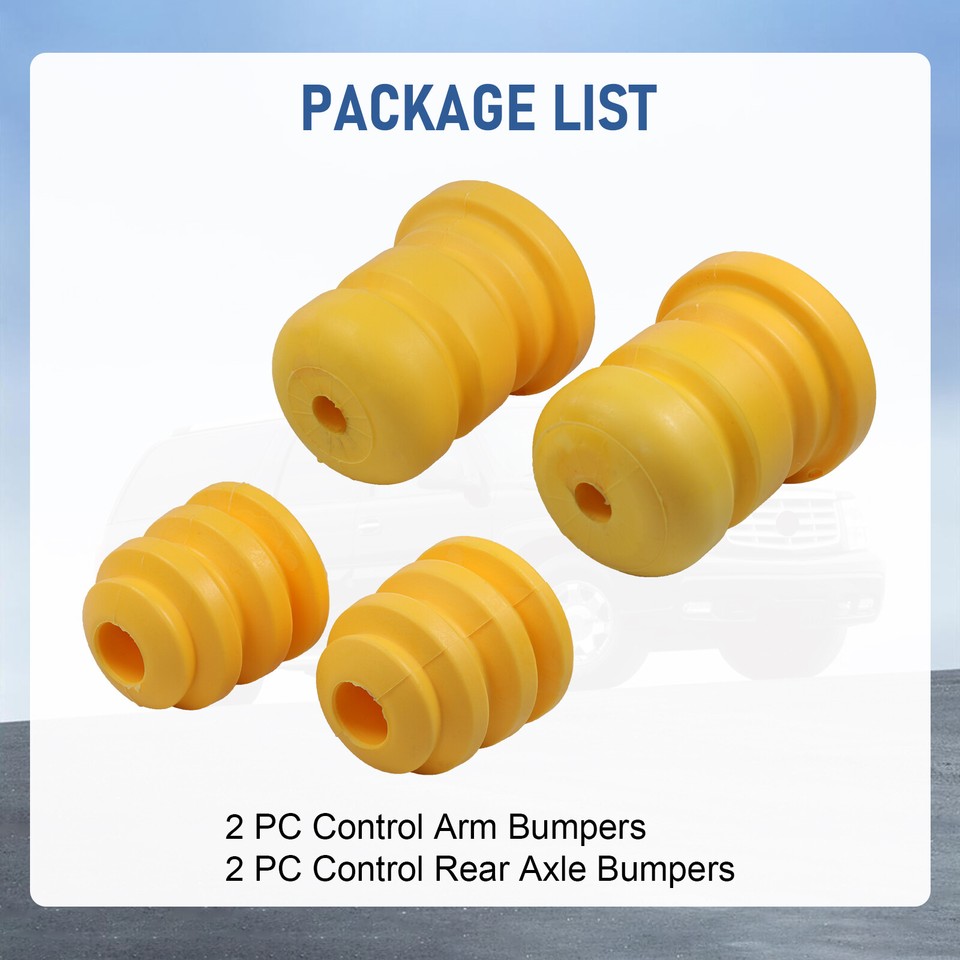 4x Position Control Arm Bump Stop Front & Rear Fit For GMC Cadillac ...