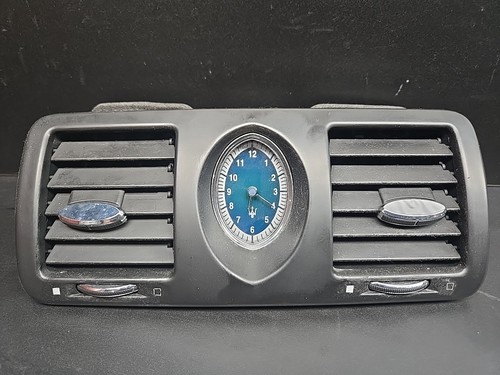 03-12 Maserati Quattroporte Front Center Air Vents Dash Dashboard Clock ...