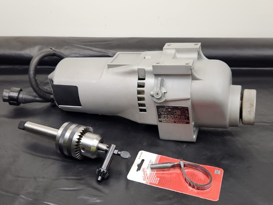 IMMACULATE! MILWAUKEE 4292-1 ELECTROMAGNETIC DRILL MOTOR 3/4" 3MT CHUCK ...