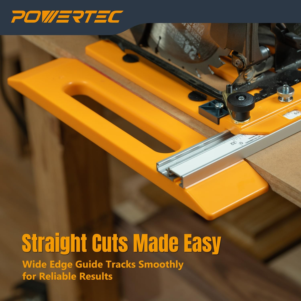 Circular Saw Guide Rail System – Rip-Cut Edge Guide Track for Straight ...