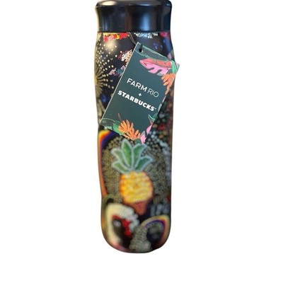 Starbucks x FARM Rio Collab Tropical Print Water Bottle, Gym, Limited ...