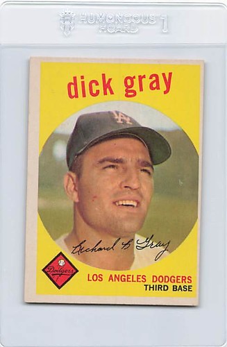 1959 Topps #244 Dick Gray Dodgers EX *DA-D5988 | eBay
