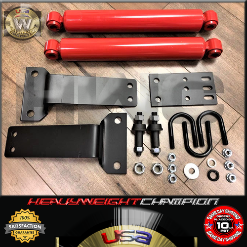 Performance Dual Shock Steering Stabilizer For 99-04 F250 350 4WD ...