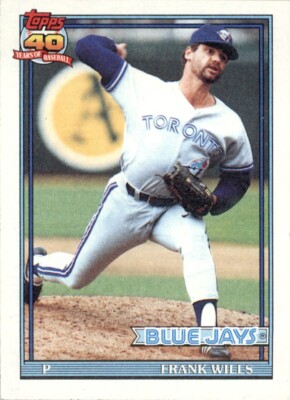 1991 Topps Frank Wills Toronto Blue Jays #213 | eBay