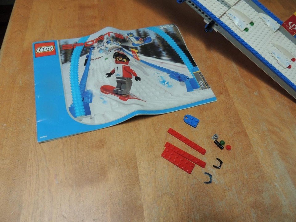 Lego 3538 Sports Snowboard Boarder Cross Race 100% complete w/ box ...