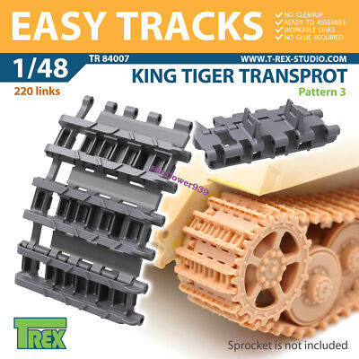 TR84007 T-REX 1/48 King Tiger Transport Tracks Pattern 3 | eBay
