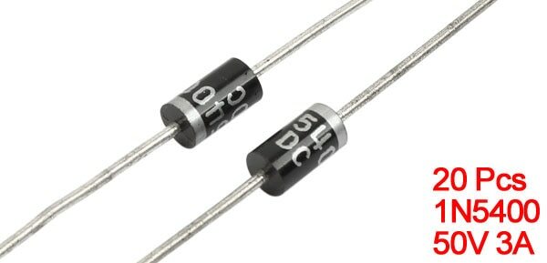 ' 1N5400 (10pcs,25pcs and 100pcs packs) 3A 50V Rectifier Diode USA ...