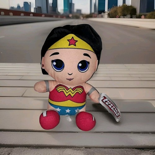 Justice League Wonder Woman 9" Sitting Big Head Plush Stuffed Toy ...