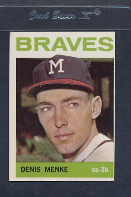 1964 Topps #053 Denis Menki Braves EX *7249 | eBay
