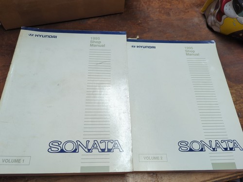 1995 Hyundai Sonata Shop Service Repair Manuals Original OEM Set | eBay