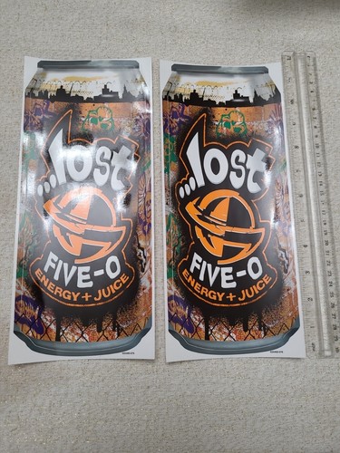Lost Energy Drink Logo 12” X 5” Sticker Decal Sponsor Kit 2 Sheets | eBay