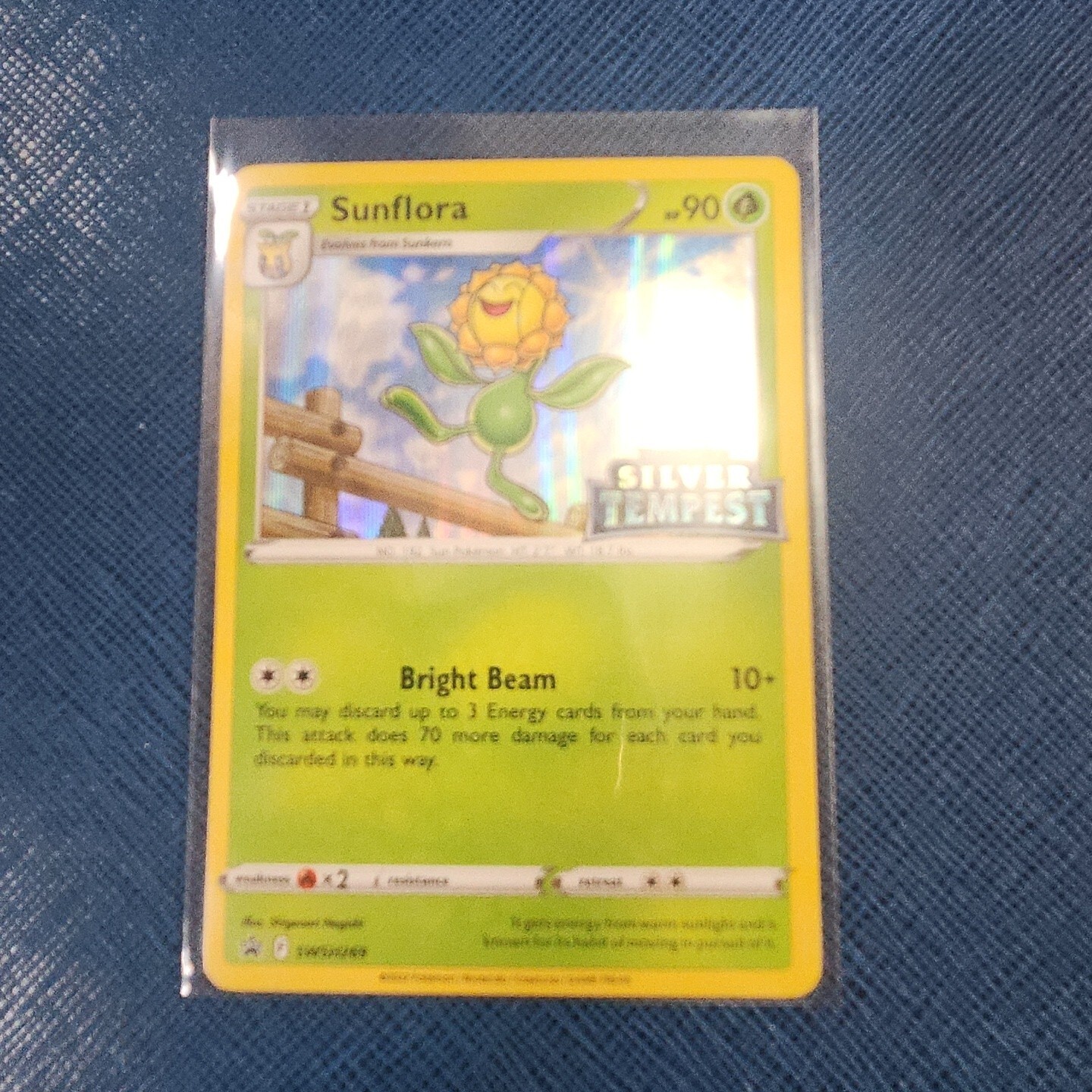 Pokemon Sunflora Black Star Promo Sword & Shield Silver Tempest SWSH269 ...