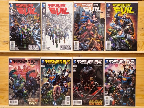 Forever Evil #1 2 3 4 5 6 7 (1-7) +Director's Cut DC 2013-2014 lot of 8 ...