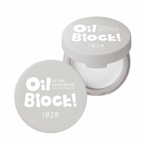 [1028 VISUAL THERAPY] Oil Block Ultra Longwear Compact Pressed Powder ...