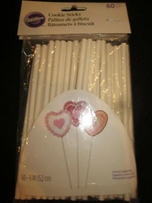 Wilton Pack of 60 Cookie Sticks 6-Inch Brand New | eBay
