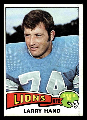 1975 Topps Larry Hand #42 - Detroit Lions | eBay
