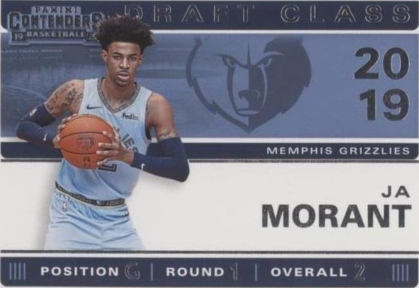 2019-20 Panini Contenders - 2019 Draft Class Contenders #2 Ja Morant ...