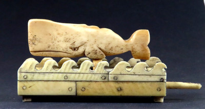 NICE 19TH CENTURY SAILOR MADE WHALE AUTOMATA MECHANICAL TOY | eBay