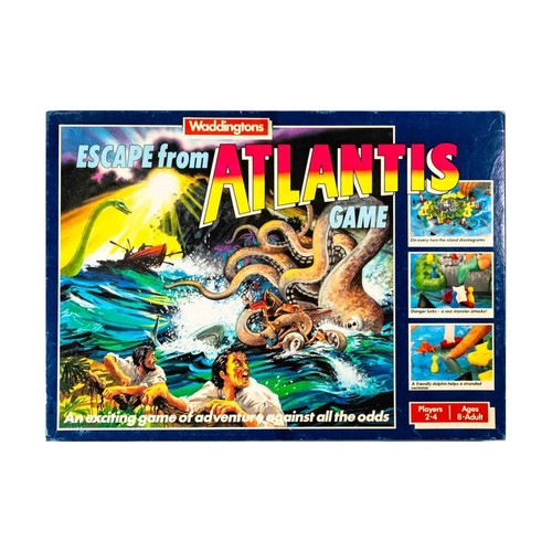 Waddingtons Board Game Escape from Atlantis (English Ed) Box VG NM ...