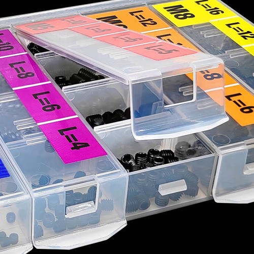 EEEEE 707Pcs Internal Hex Drive Cup-Point Assorted Set Screw Assortment ...