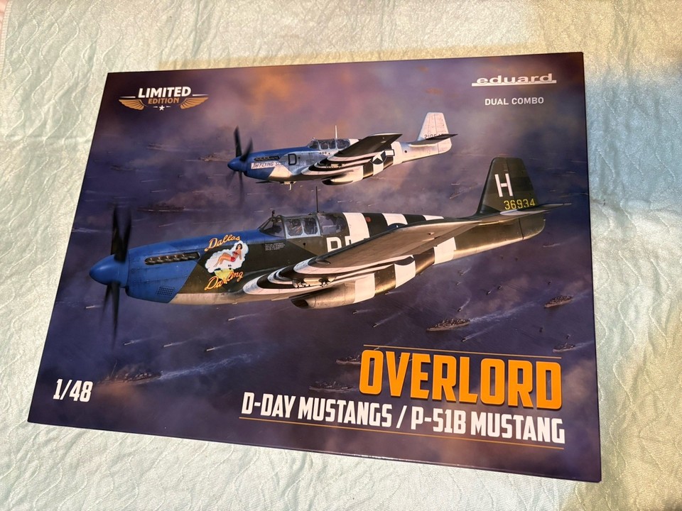 Eduard 1:48 Overlord Dual Combo Limited Edition P51B Mustangs 11181 ...