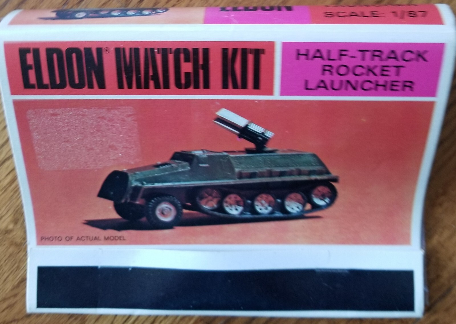 Eldon Match Kit, Ho Scale 1/87 WW2 Half Track German Rocket Launcher | eBay