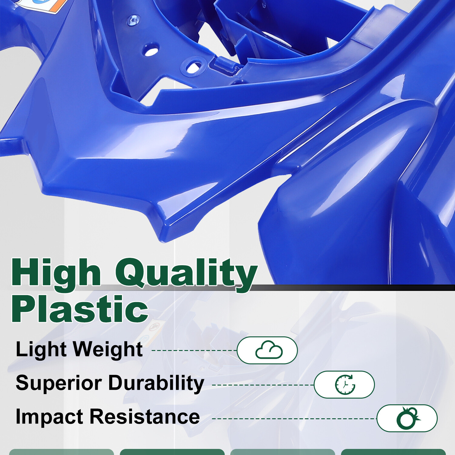 For YAMAHA Raptor 700 plastics fenders Body Kit COMPLETE set 2006-2023 ...