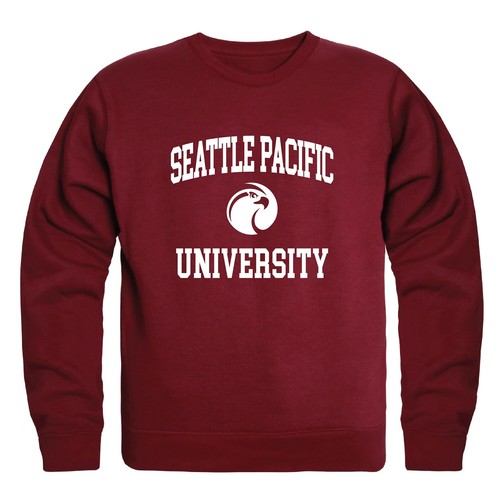Seattle Pacific University Falcons Seal Crewneck Sweatshirt Sweater | eBay