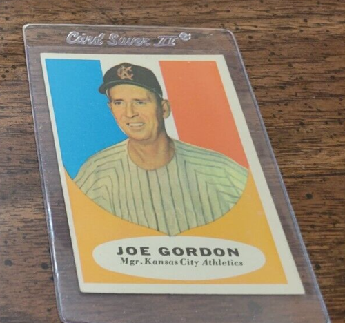 1961 Topps baseball card # 224 Joe Gordon KC Athletics Manager NRMT | eBay