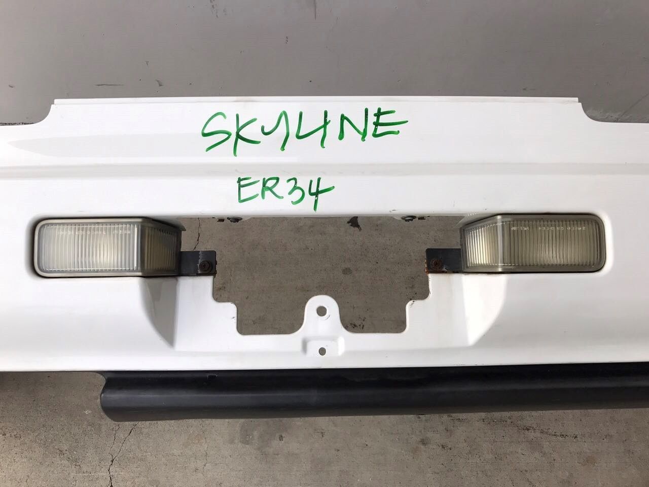 1999 JDM SKYLINE GTT R34 HR34 REAR BUMPER WITH LAMPS OEM | eBay