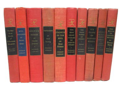 Modern Library classic literature book lot display staging Maugham ...
