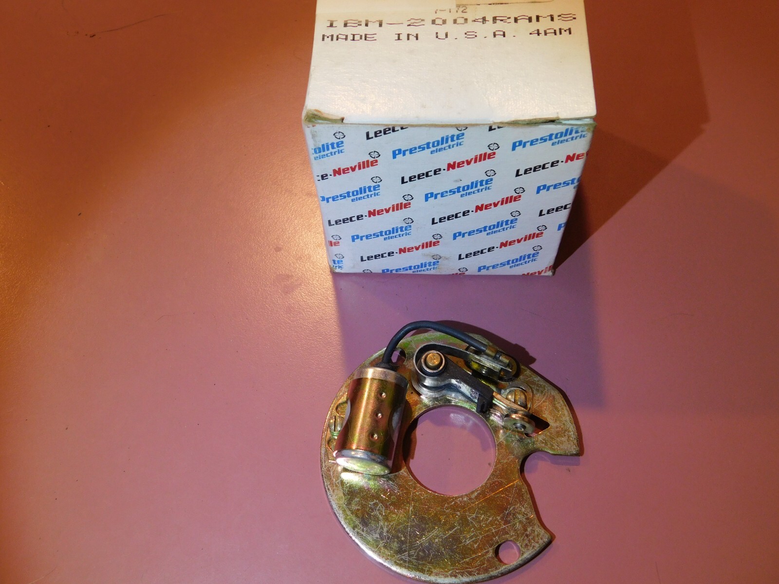 PRESTOLITE BREAKER PLATE 7-172 POINTS CONDENSER IBM-2004RAMS VERY FAST ...