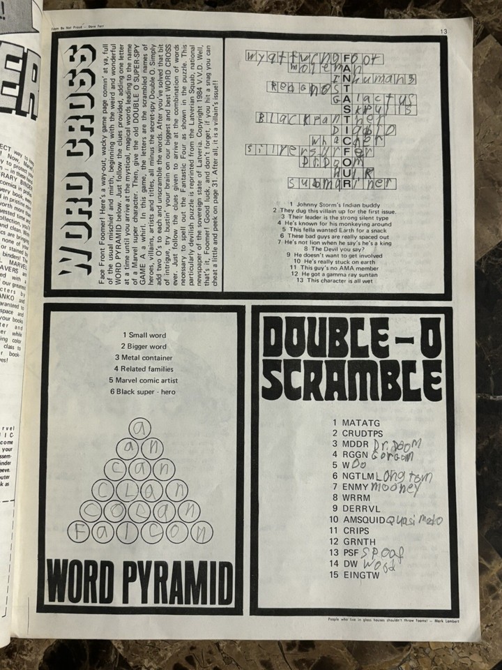 FOOM Magazine #4 1973 Marvel Comics Dr. DOOM Concept Art | eBay