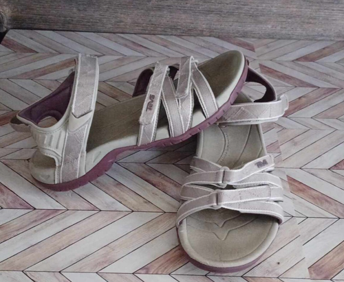 Women's Teva Sport / Hiking / Casual Shock Pad Sandals Size 8 | eBay