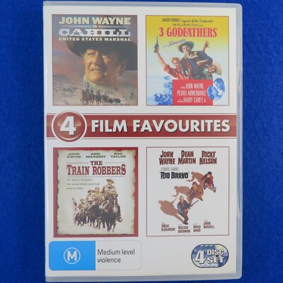 Cahill United States Marshal/3 Godfathers/The Train Robbers/Rio Bravo ...