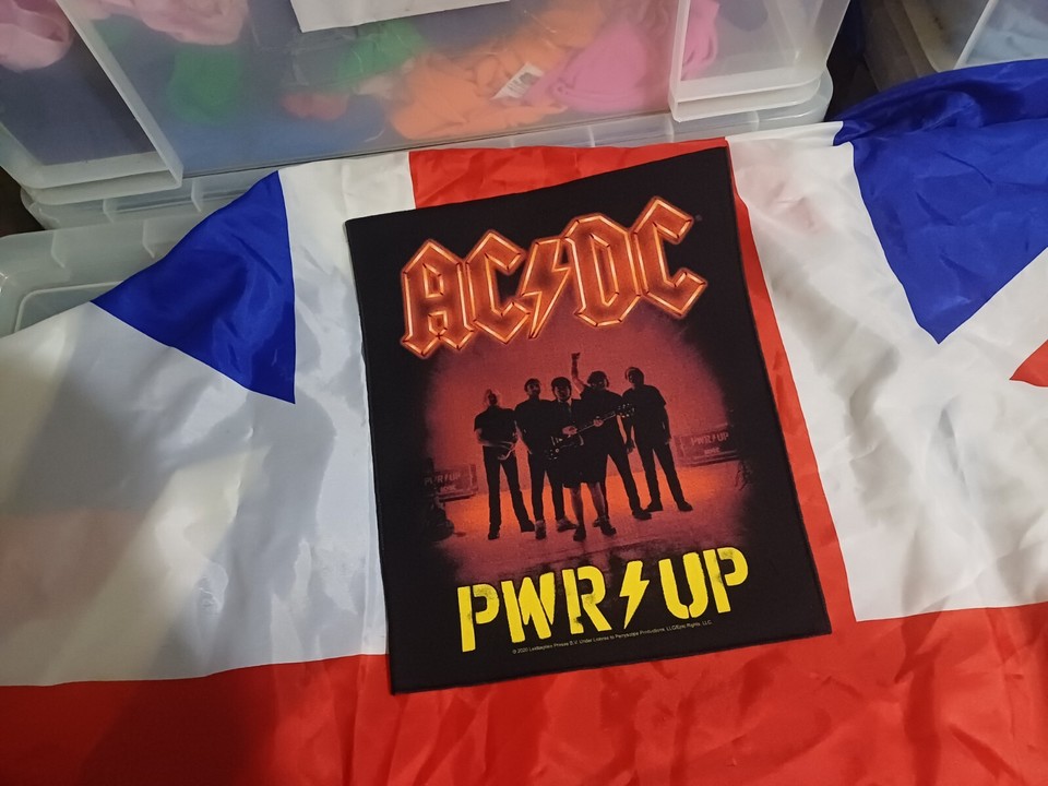 ACDC Patch AC/DC - PWR UP BAND Backpatch | eBay UK