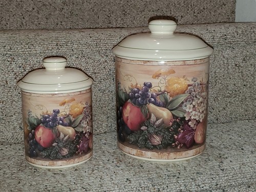 (2) TWO Pamela Gladding Canisters Certified International Windsor ...