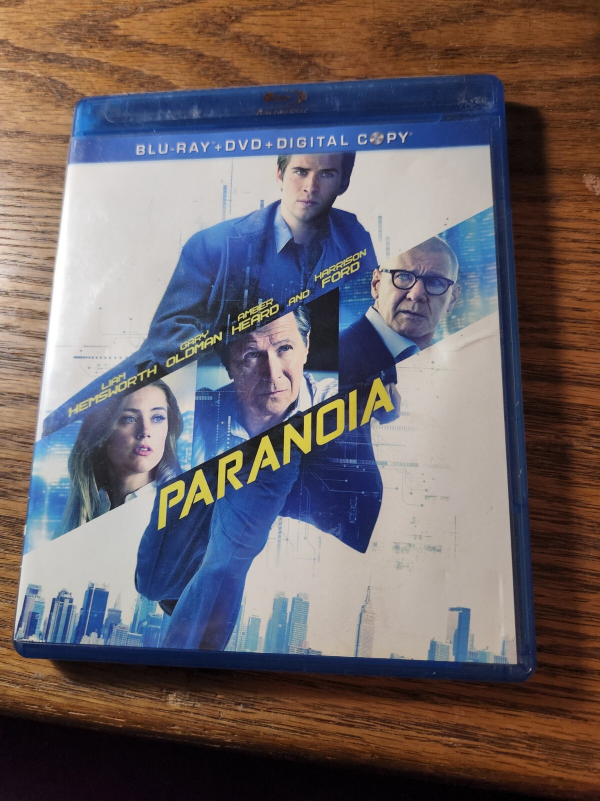 Paranoia Blu Ray
