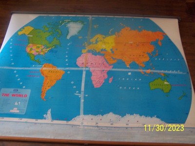 World Maps - Vintage School World Map