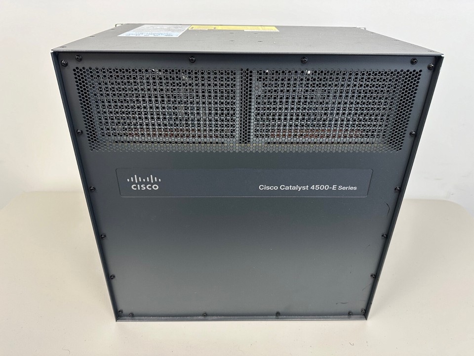 Cisco Catalyst WS-C4506-E V4 Managed Switch Chassis WS-X45-SUP8-E & 3 ...