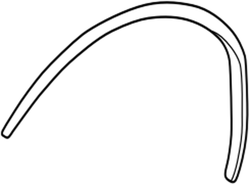 53851-42140-B0 Toyota Pad, front wheel opening extension, no.1 ...