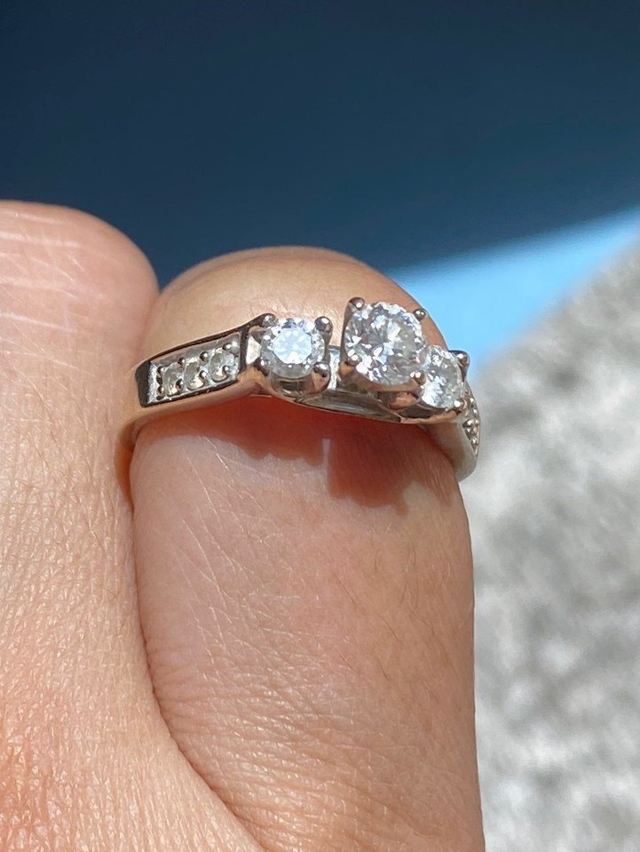 14k Keepsake Diamond Engagement Ring | eBay
