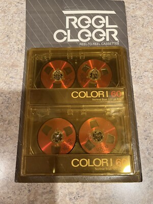 Reel Clear Reel to Reel Cassette Tapes NEW & SEALED | eBay