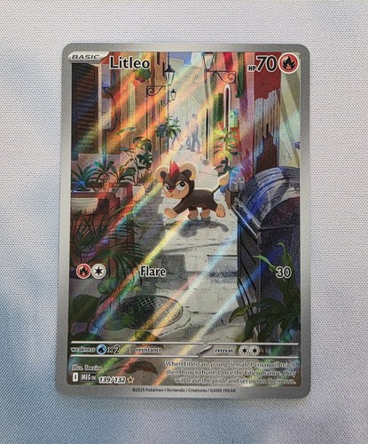 Litleo IR ILLUSTRATION RARE 139/132 Mega Evolution English Prerelease ...