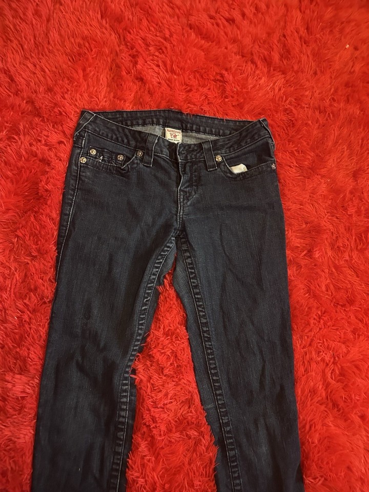 TRUE RELIGION JEANS RN#112790 CA#30427 SZ 29 Dark Wash | eBay