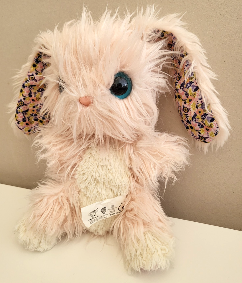 Scruff A Luvs Blossom Bunnies Plush Rabbit Posie Pink Floral Ears Bunny ...