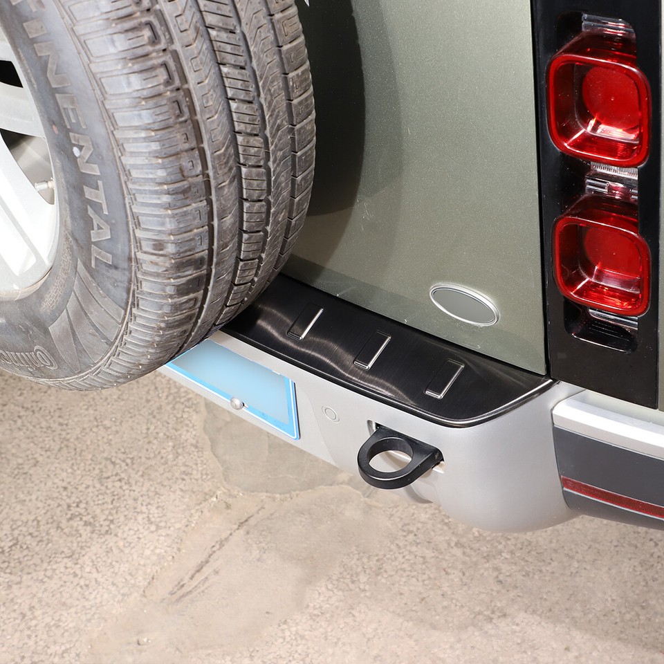 Steel Rear Protector Sill Scuff Guard Plate Trim For Land Rover ...