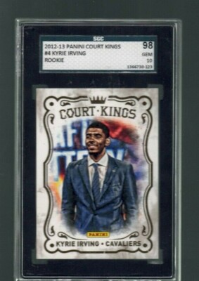 Kyrie Irving #4 Rookie Card 2012-13 Panini Court Kings SGC 98 GEM 10 (A ...